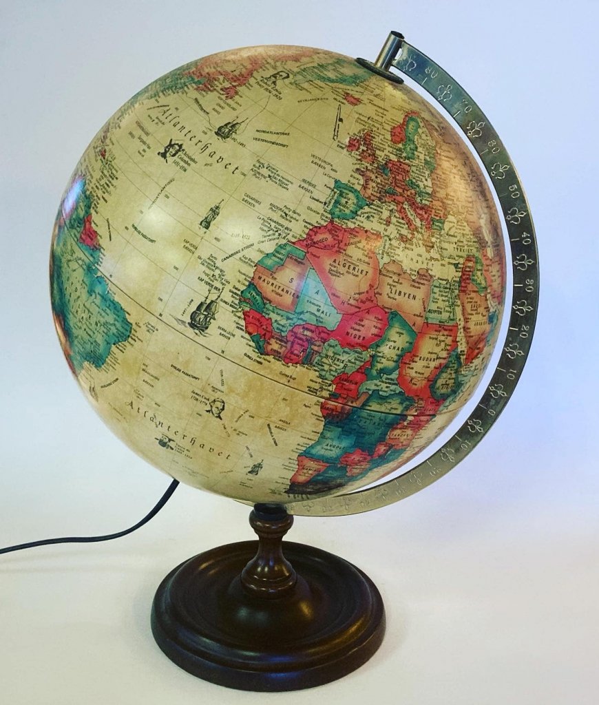 Vintage globus No 1 - Retro-Shoppen.DK