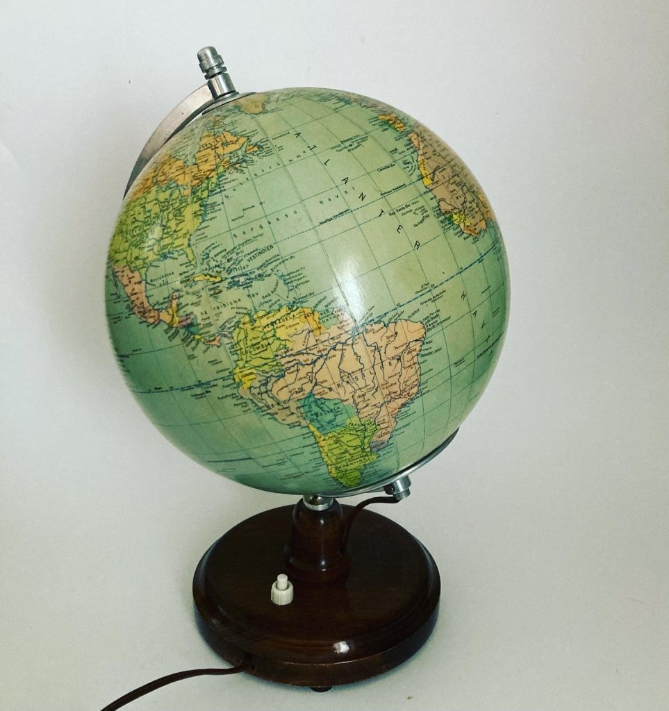Vintage globus no 2 - Retro-Shoppen.DK