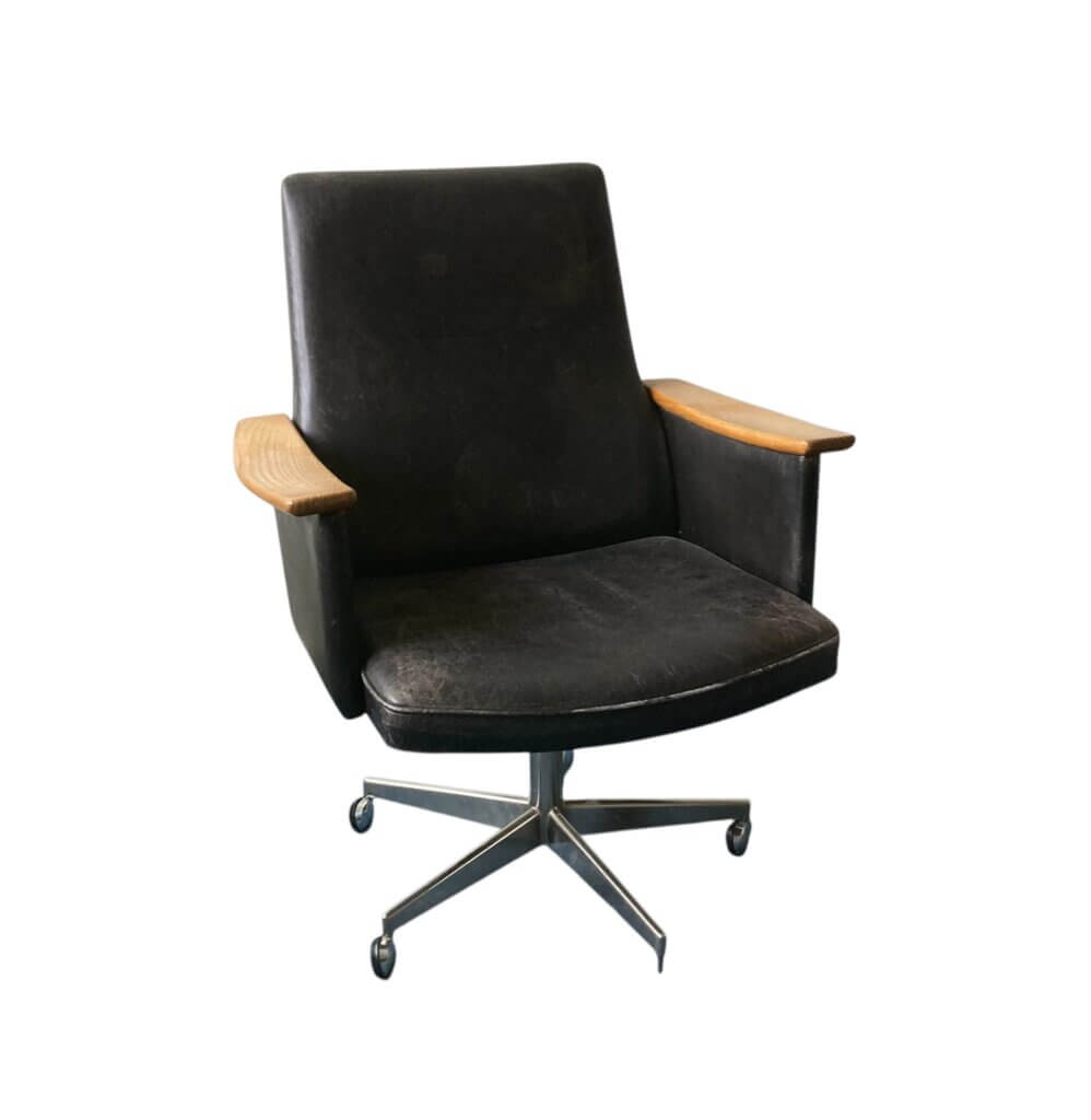 Vintage kontor stol - Retro-Shoppen.DK